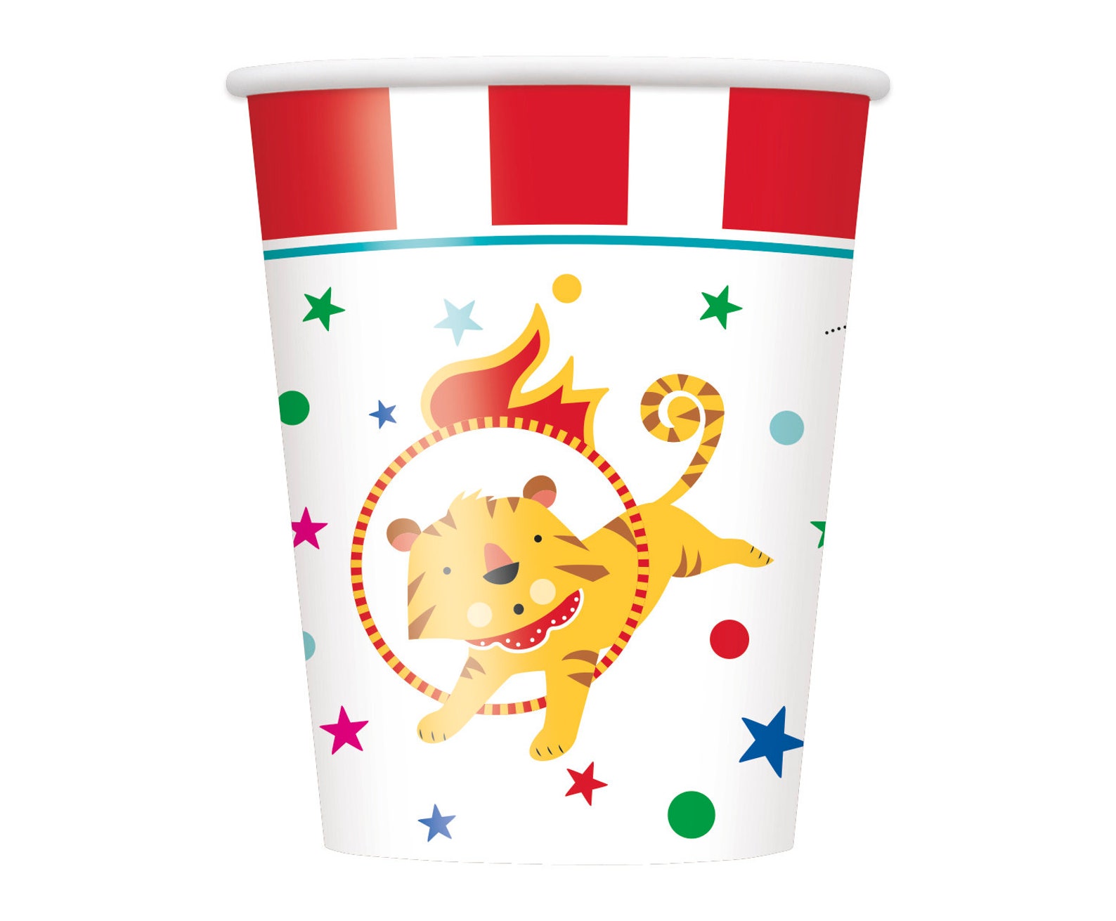 Circus Party Cups - Circus Birthday, Circus Cups, Carnival Birthday ...