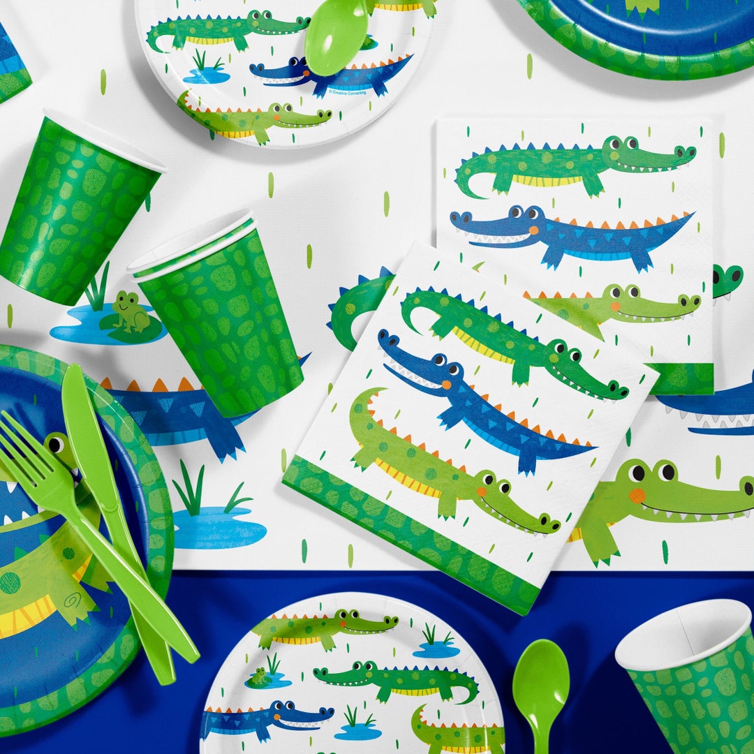 Alligator Party Napkins - Alligator Party Supplies, Alligator Napkins ...