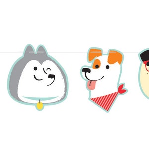 Puppy Banner - Dog Party Decorations, Puppy Party Decorations, Dog ...