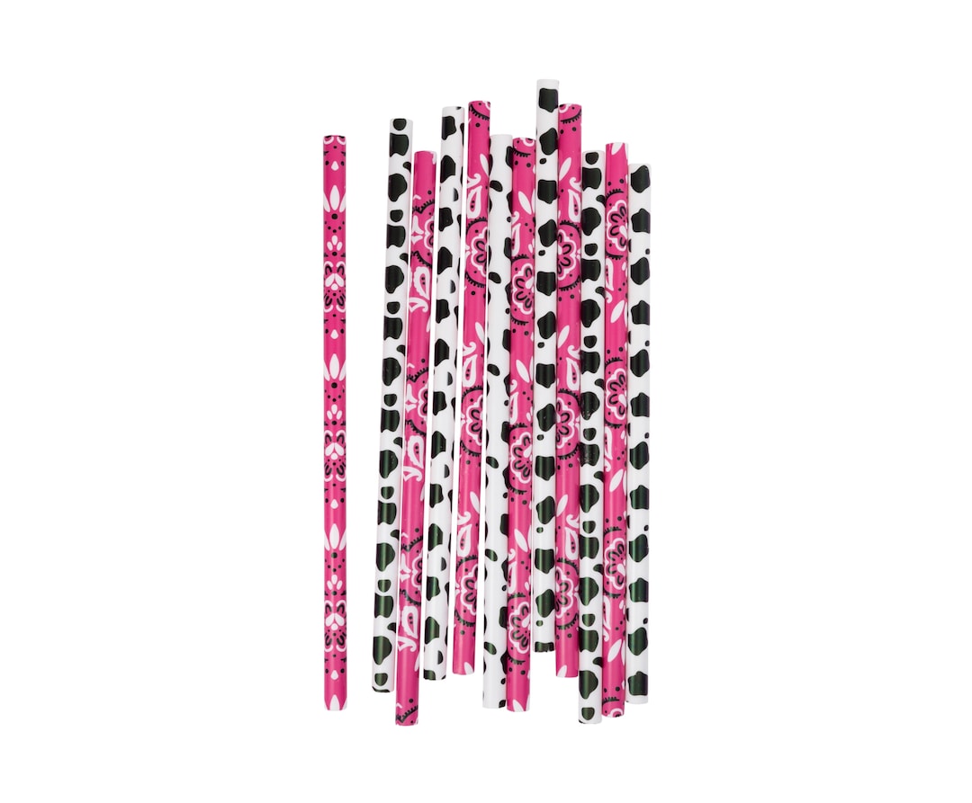 Cowgirl Party Straws - Last Rodeo Bachelorette Party, Disco Cowgirl ...