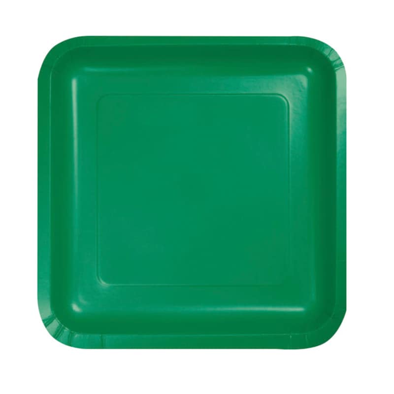 Square Paper Plates - Etsy
