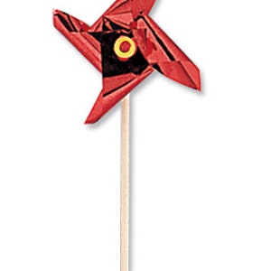 Pinwheel Cupcake Picks X12, Pin Wheels, Pinwheel Cake Toppers, Rainbow ...