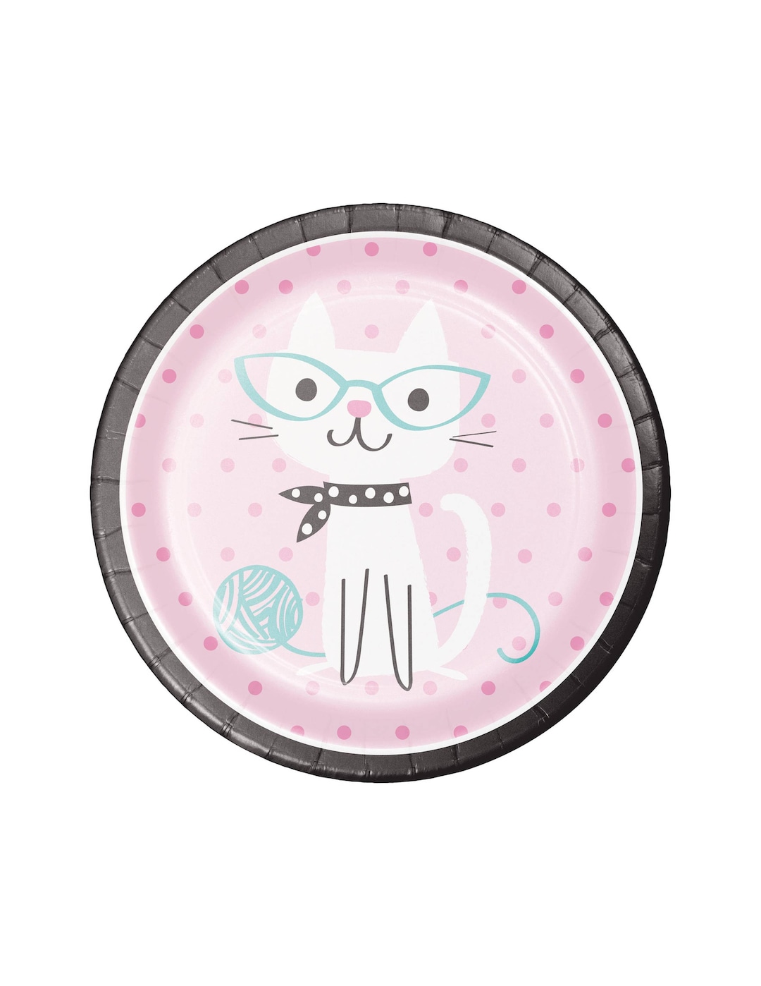 Cat Party Plates - Cat Birthday, Kitty Baby Shower, Meow Birthday ...