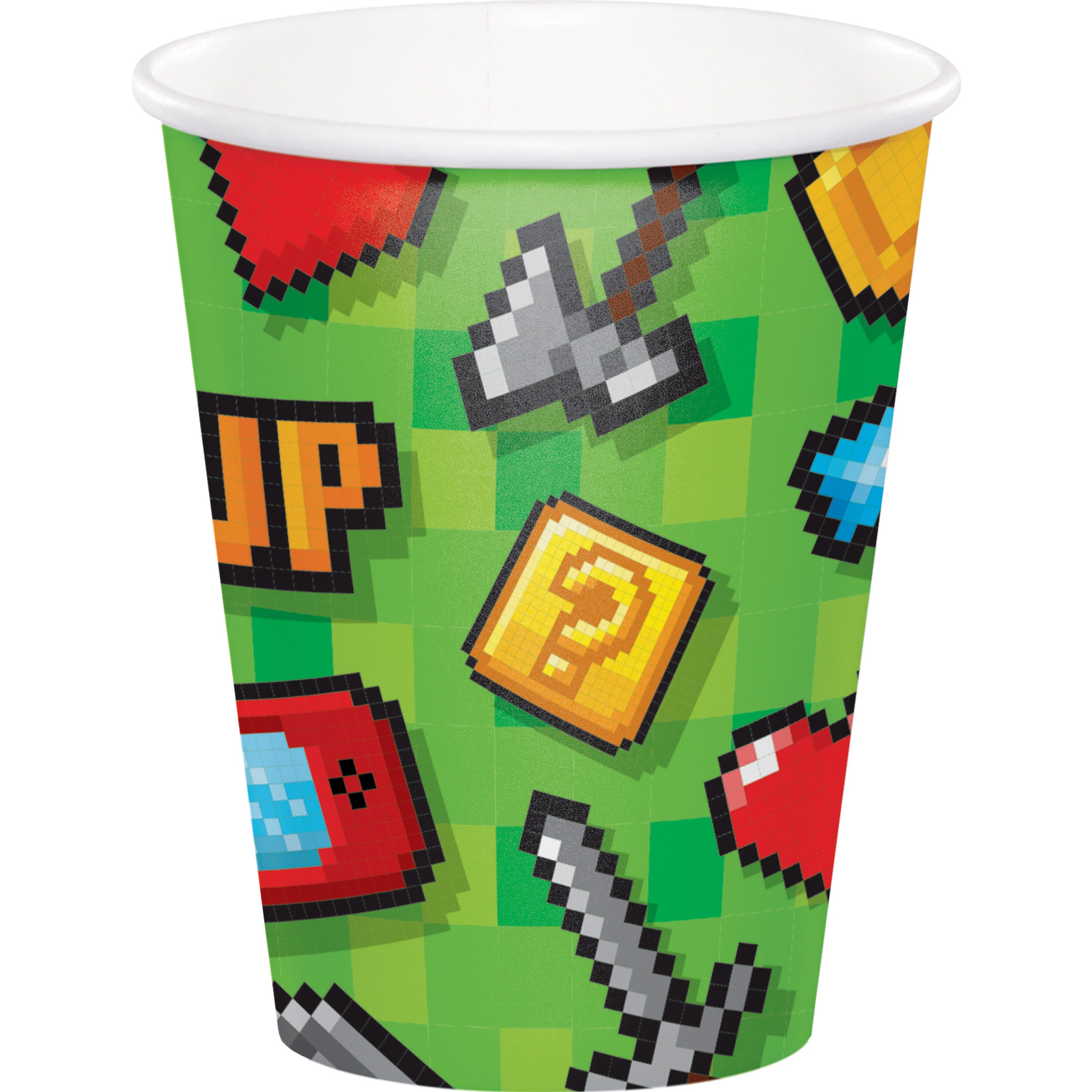 Gamer Party Cups Video Game Party Gaming Birthday Arcade - Etsy