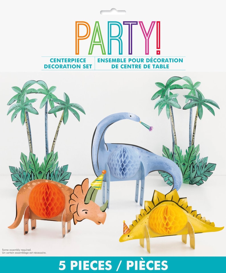 Dinosaur Party Centerpiece - Dinosaur Birthday Decorations, Kids ...