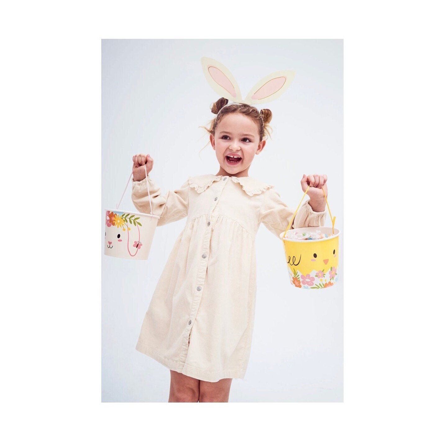 Farm Animal Favor Buckets, Bunny Party, Farm Baby Shower, Easter ...