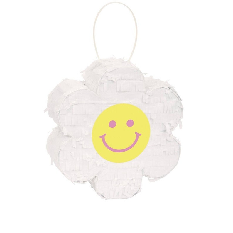 Mini Flower Piñata - Groovy Birthday Piñata, Flower Party Decorations ...