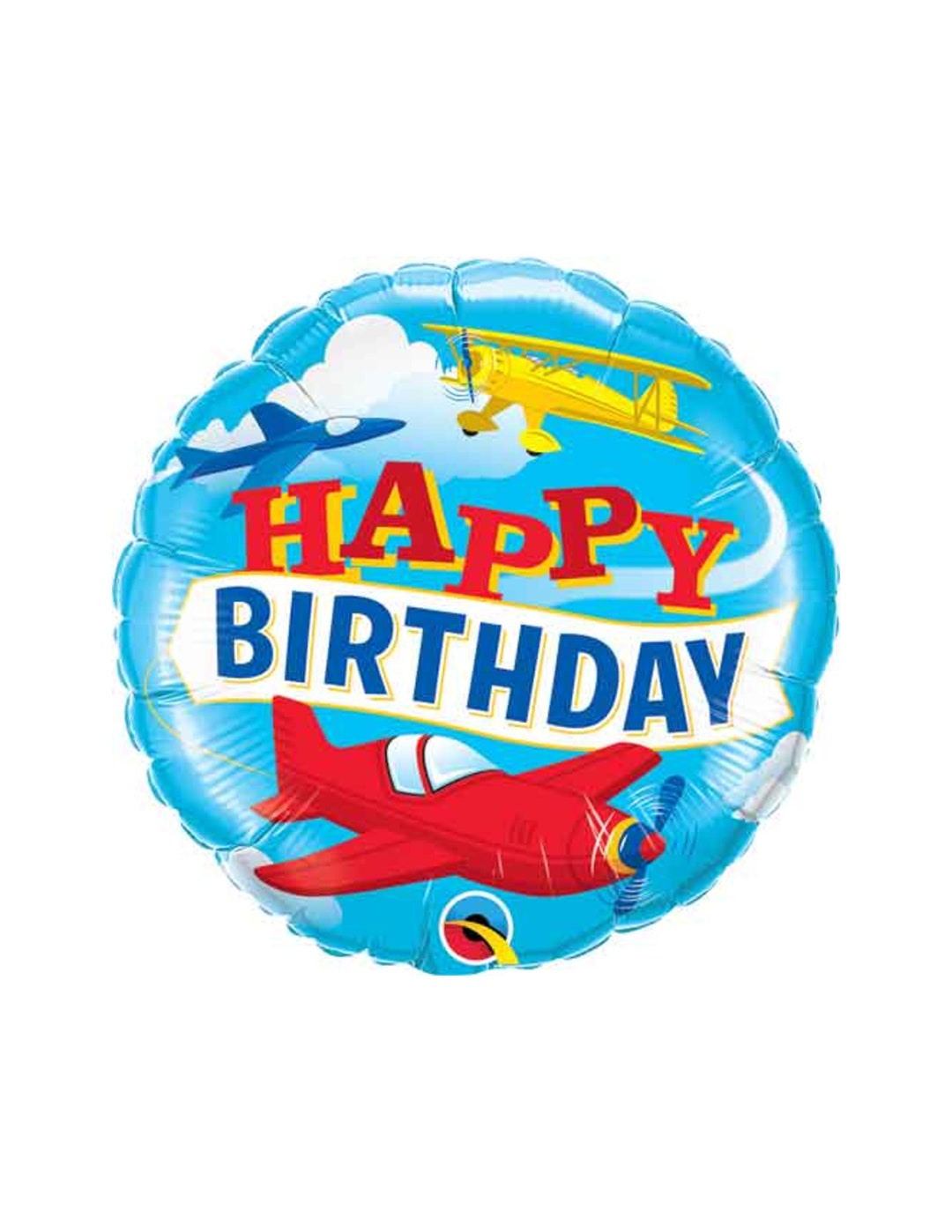 18" Airplane Balloon - Transportation Balloon, Airplane Birthday ...