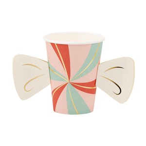 Candy Cane Party Cups - Christmas Party Supplies, Holiday Birthday Cups ...