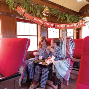 North Pole Express Train Banner - Christmas Train Party Banner, Holiday ...