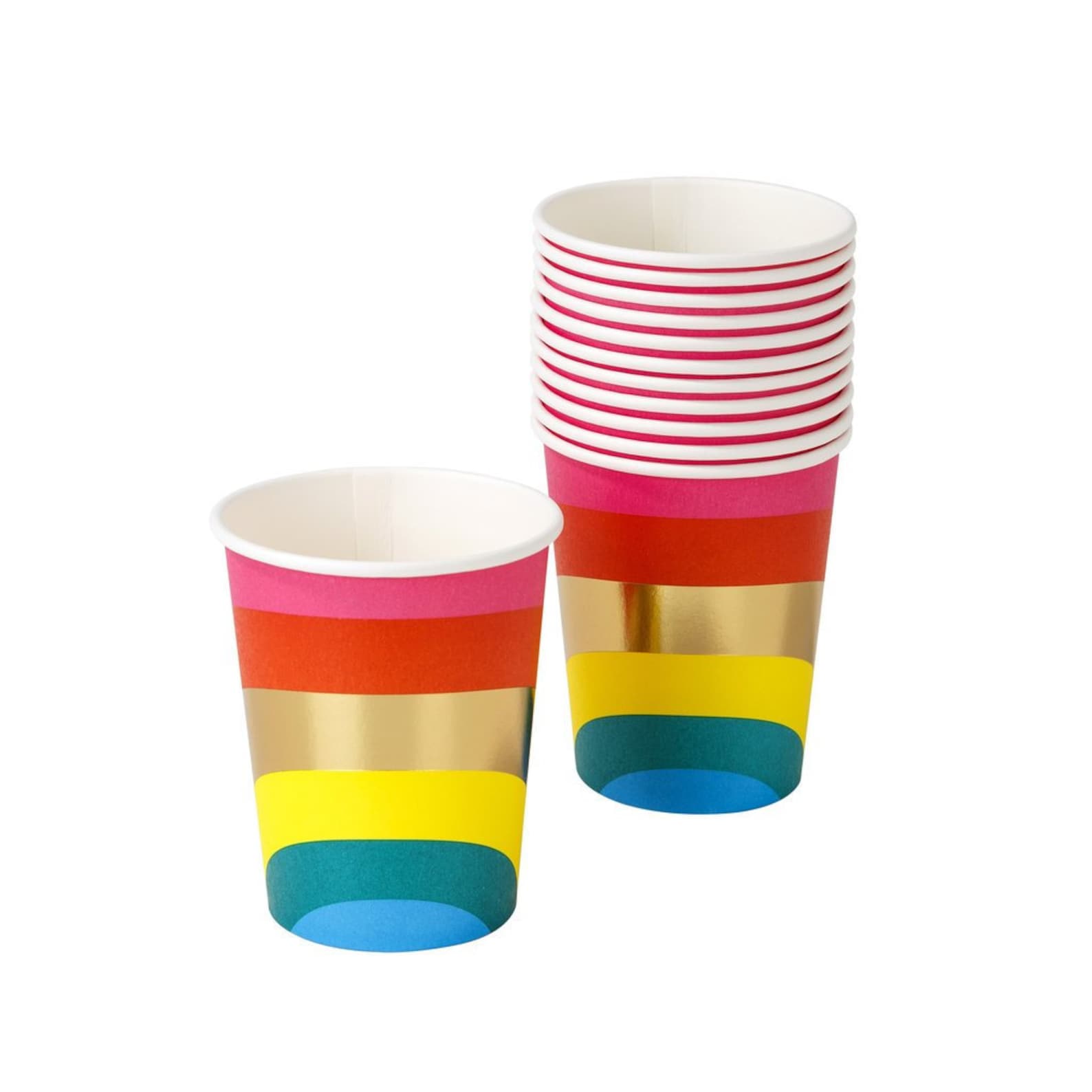 Rainbow Cups Rainbow Birthday Rainbow Baby Shower Rainbow - Etsy