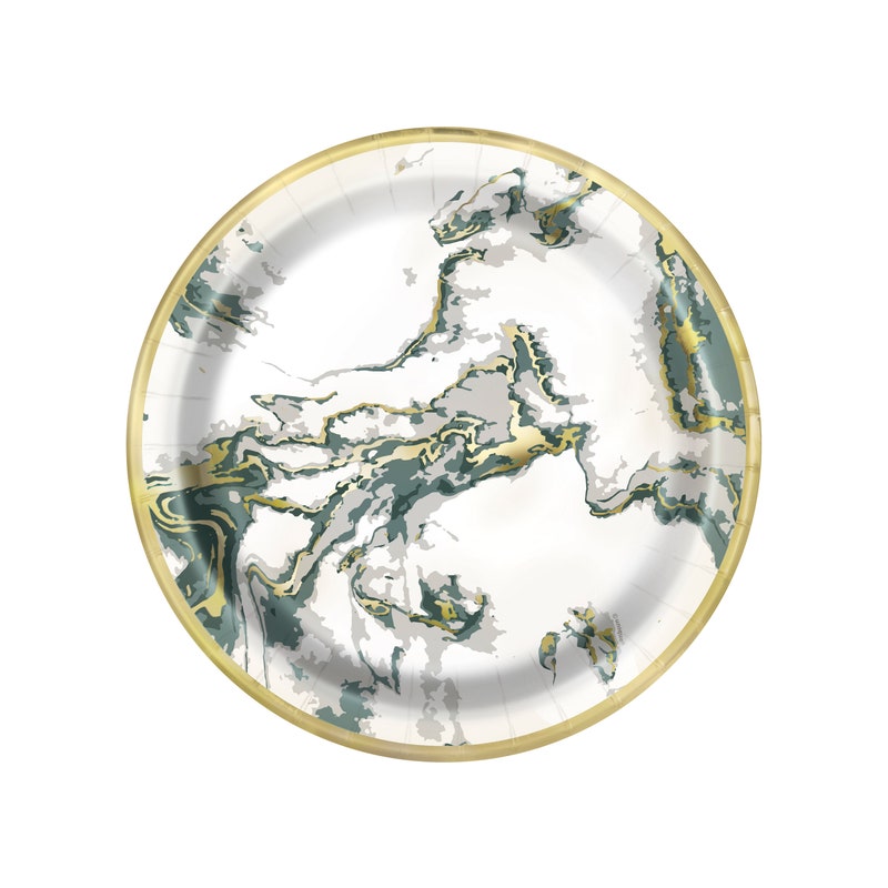 Marble Dinner Plates Set - Etsy