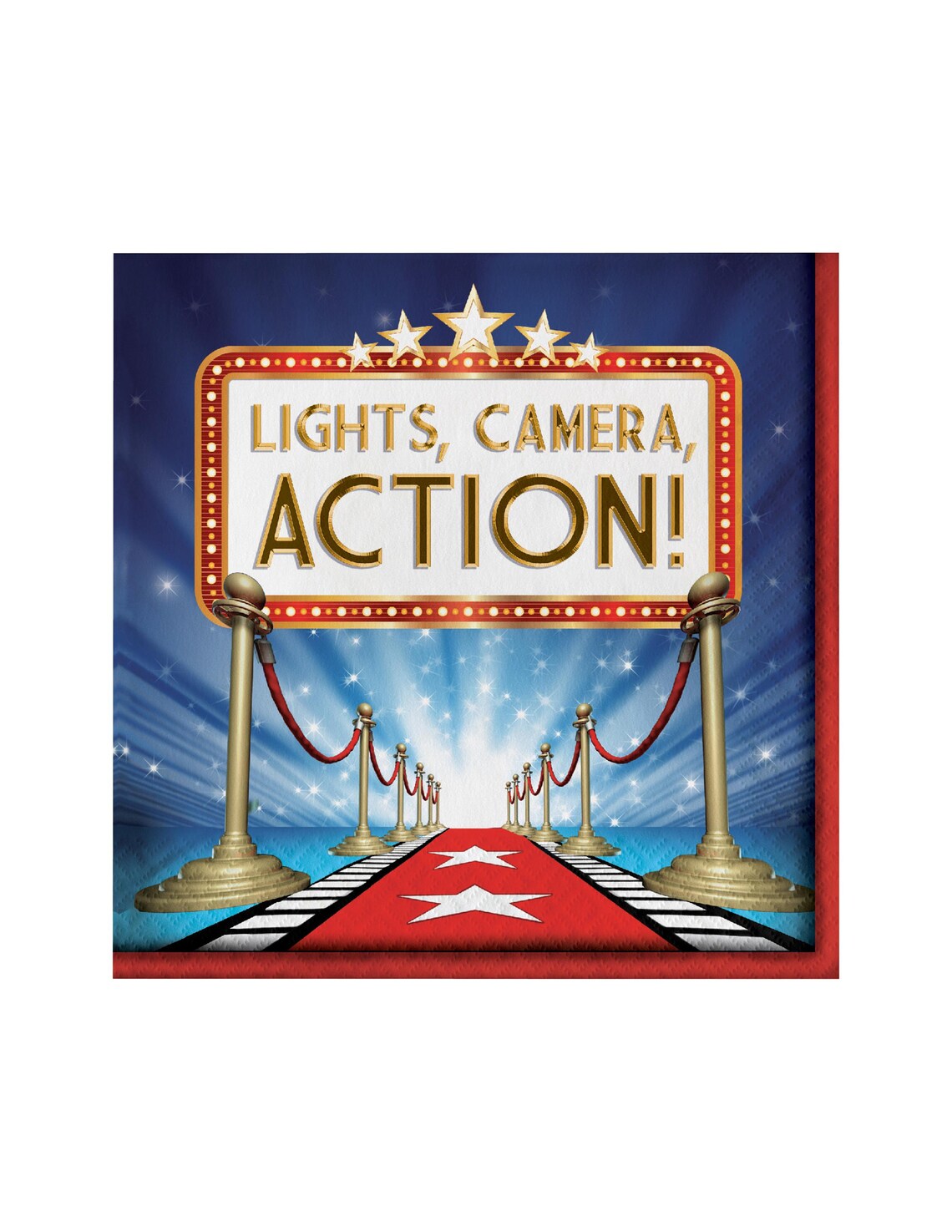 Hollywood Party Napkins Hollywood Birthday Movie Birthday - Etsy