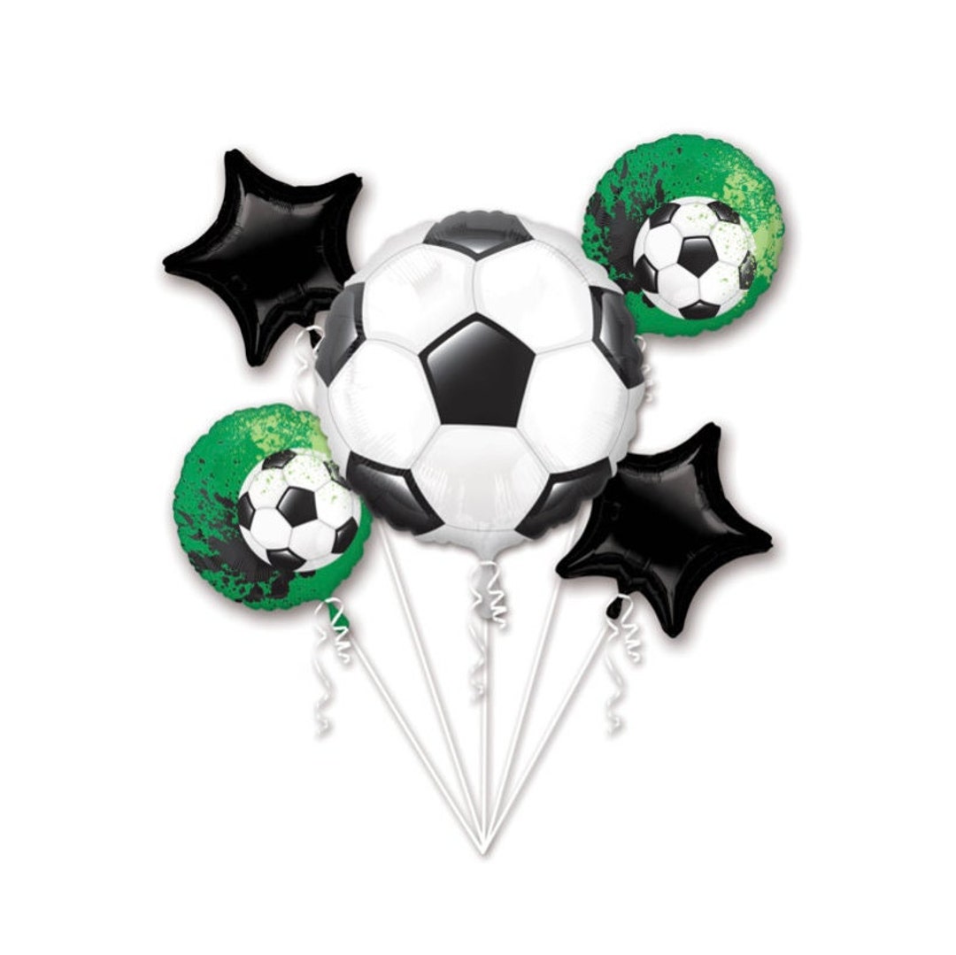 Soccer Balloon Bouquet Soccer Party Decorations, Sports Party Supplies ...