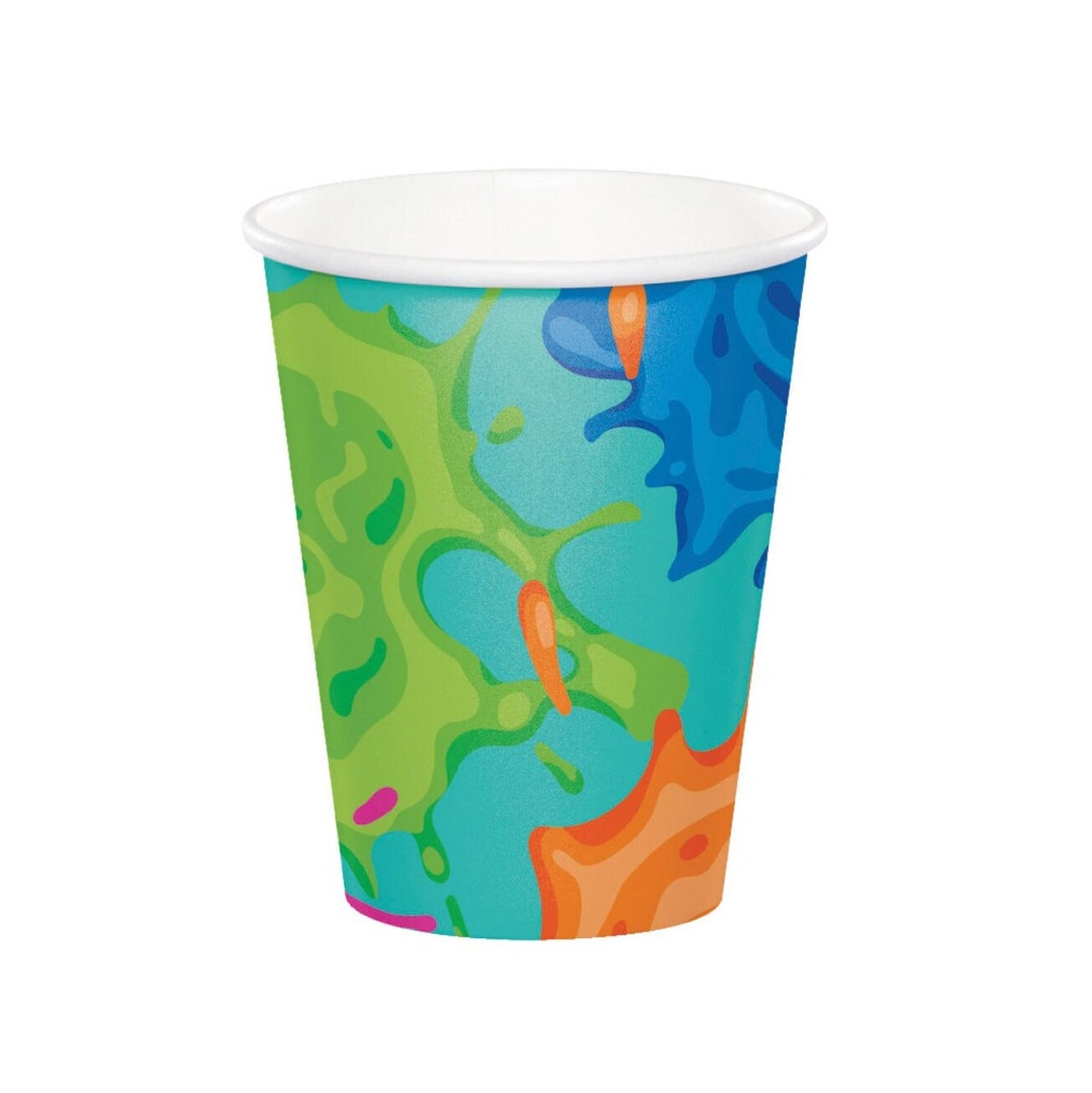 Paint Party Cups - Art Birthday Decorations, Painting Party Supplies ...