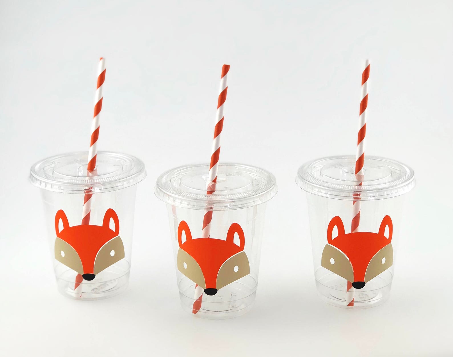 Fox Cups Fox Party Cups Fox Birthday Supplies Fox Party - Etsy