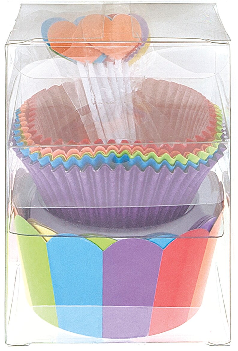 Cupcake Kit Rainbow Party Rainbow Birthday Rainbow Baby | Etsy