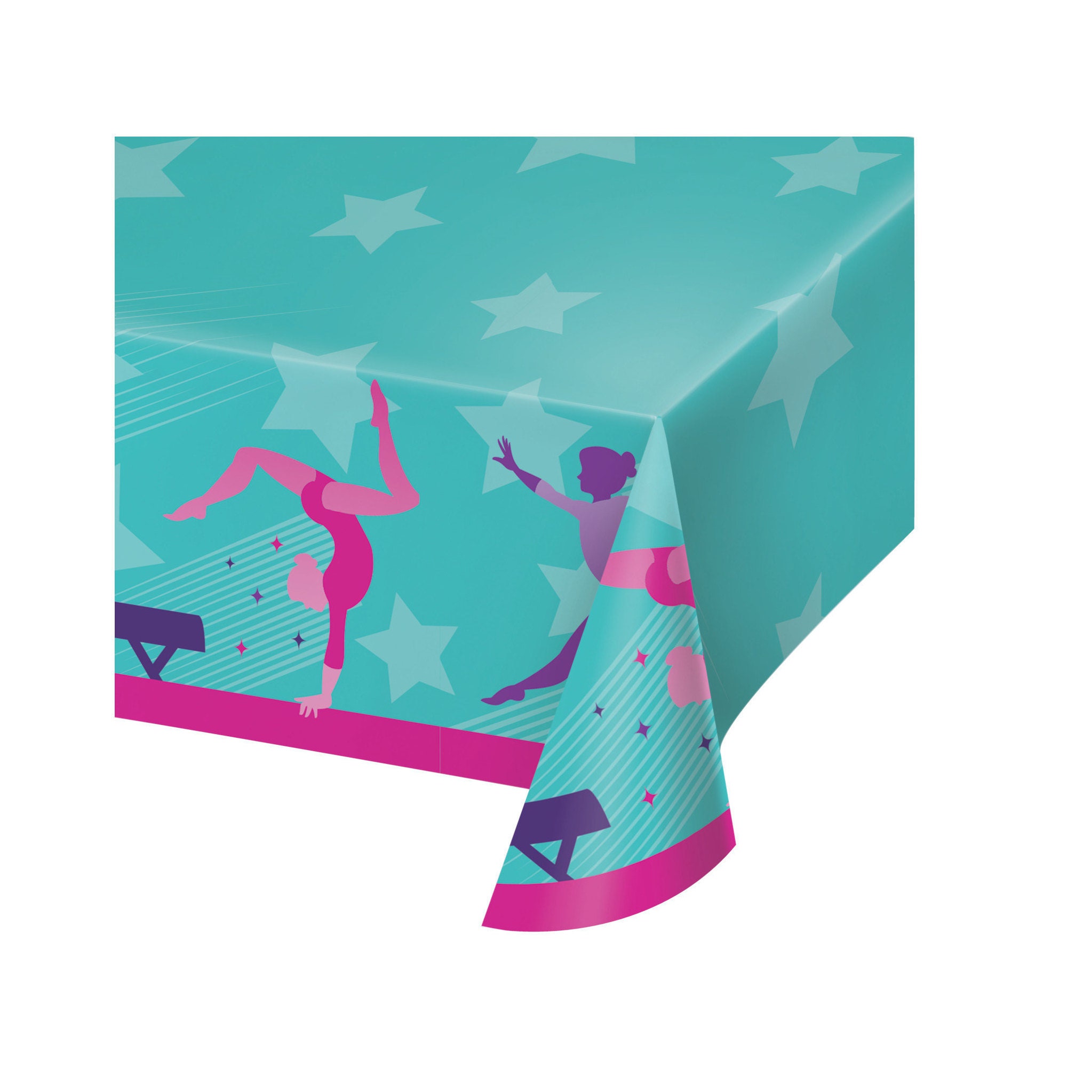 Gymnastics Tablecloth Gymnastics Party Decorations - Etsy
