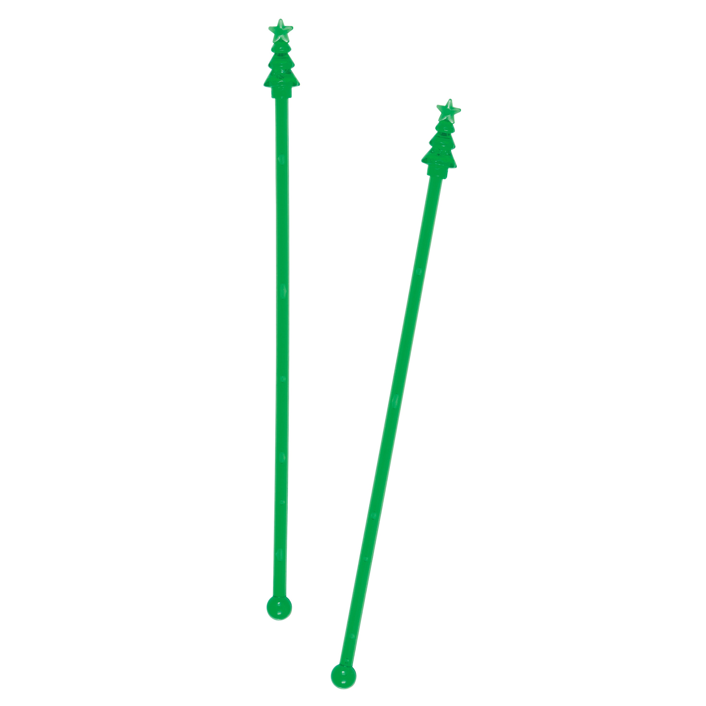 8 Holiday Stir Sticks - Holiday Party Decorations, Christmas Drink ...