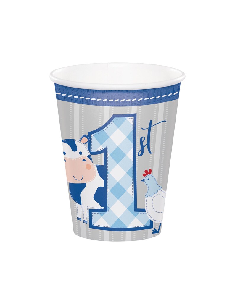 Farm Party Cups - Farm First Birthday, Farm Birthday, Farm Party ...