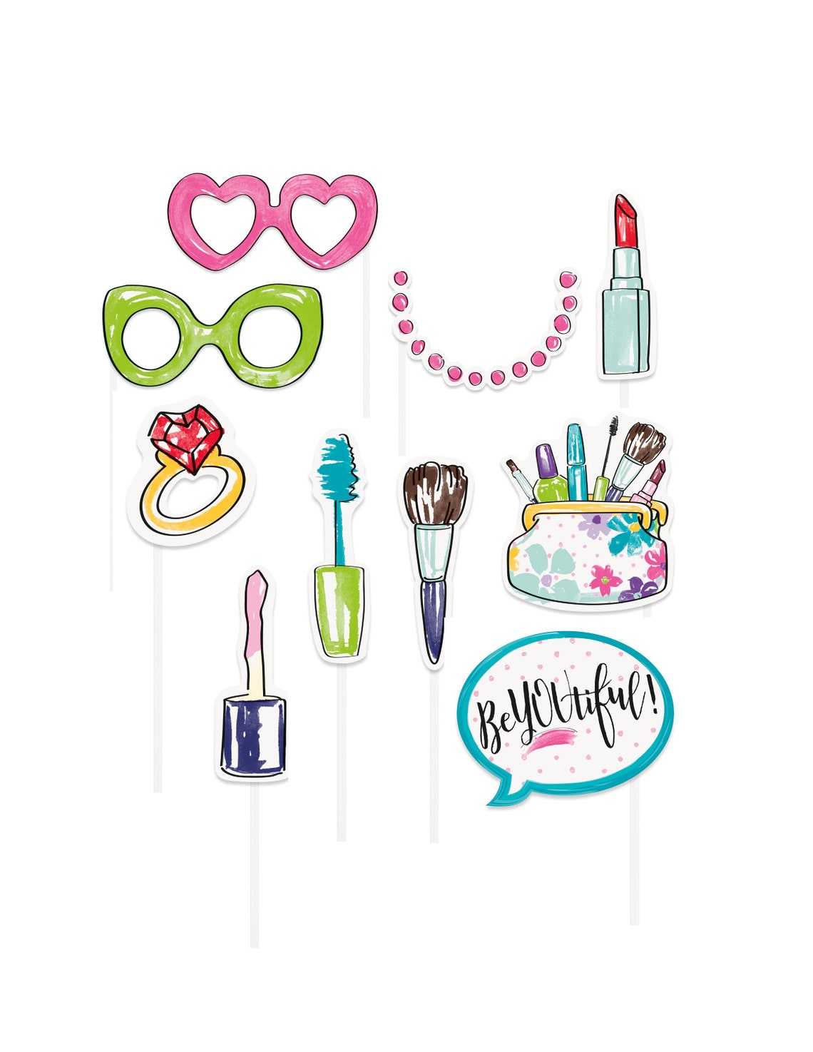 Makeup Party Photo Props Spa Party Makeup Birthday Makeup Etsy makeup-party-photo-props-spa-party-makeup-birthday-makeup-etsy