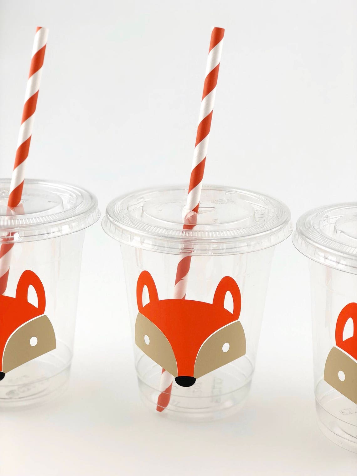 Fox Cups Fox Party Cups Fox Birthday Supplies Fox Party - Etsy