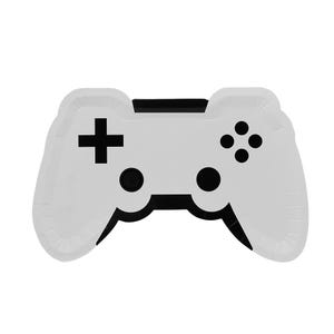Game Controller Party Plates - Video Game Birthday Decorations, Level ...