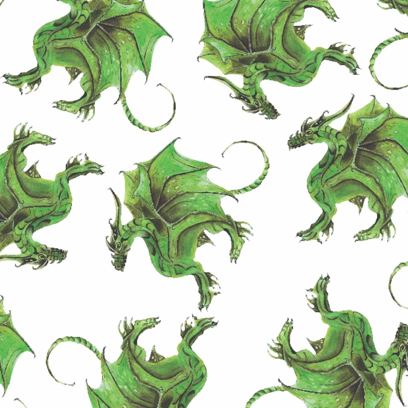 Dragon Wrapping Paper Dragon Gift Wrap Dragon Gifts Dragon - Etsy