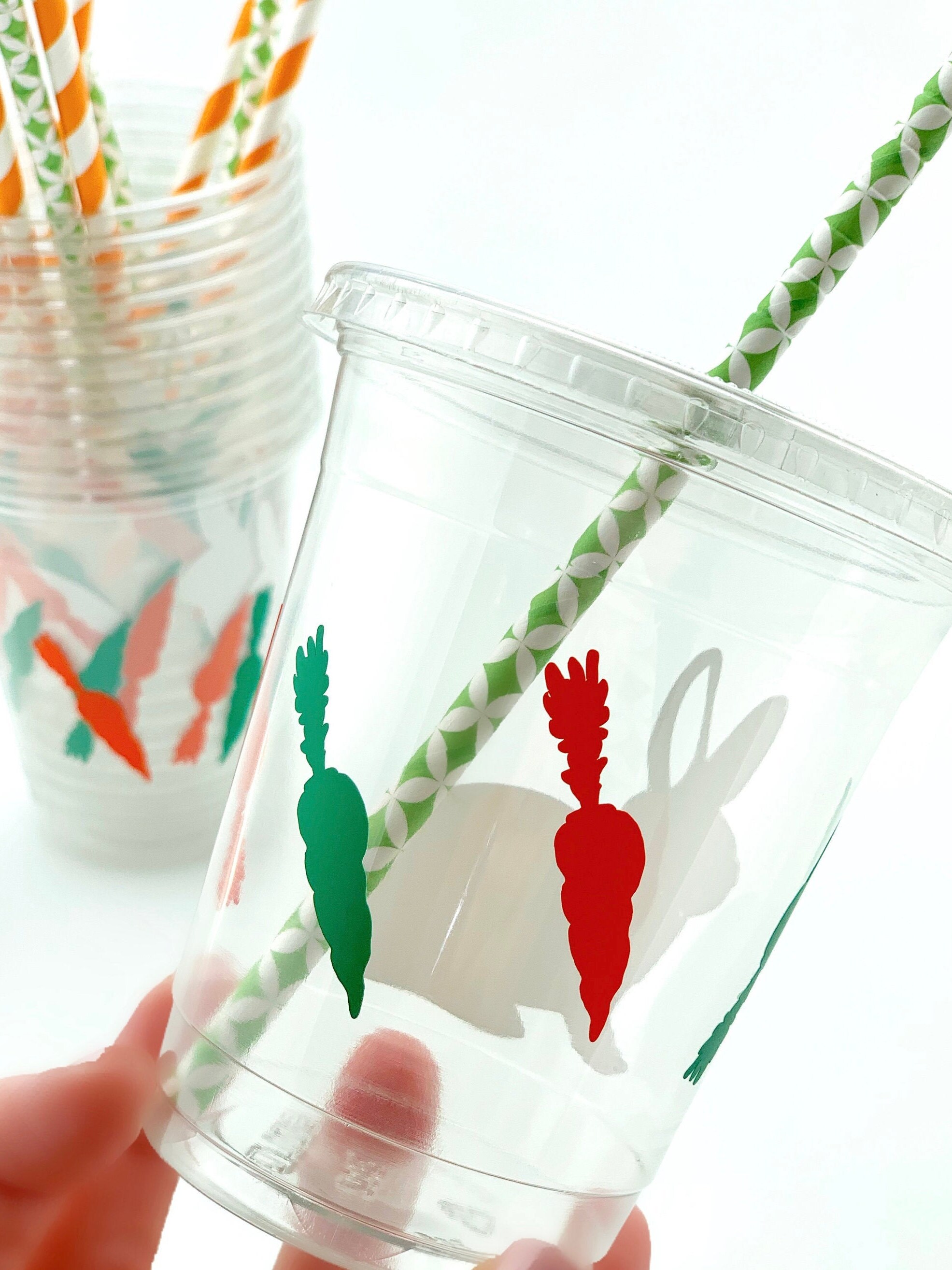 Bunny Cups Bunny Birthday Supplies Bunny Party Cups Bunny - Etsy