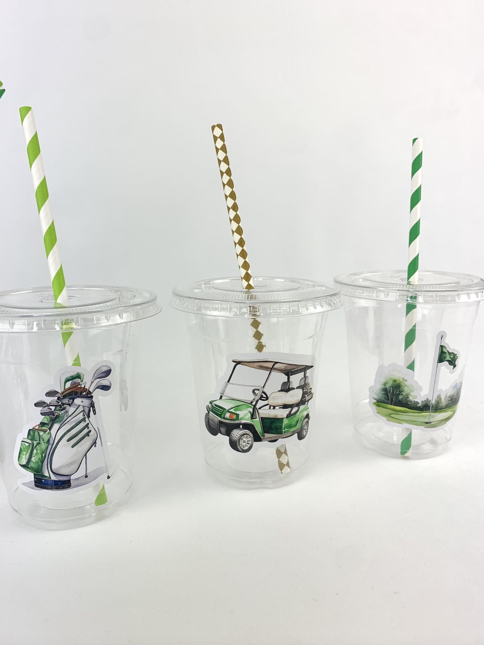 Golf Party Cups - Golfing Birthday Decor, Country Club Wedding, Golf ...