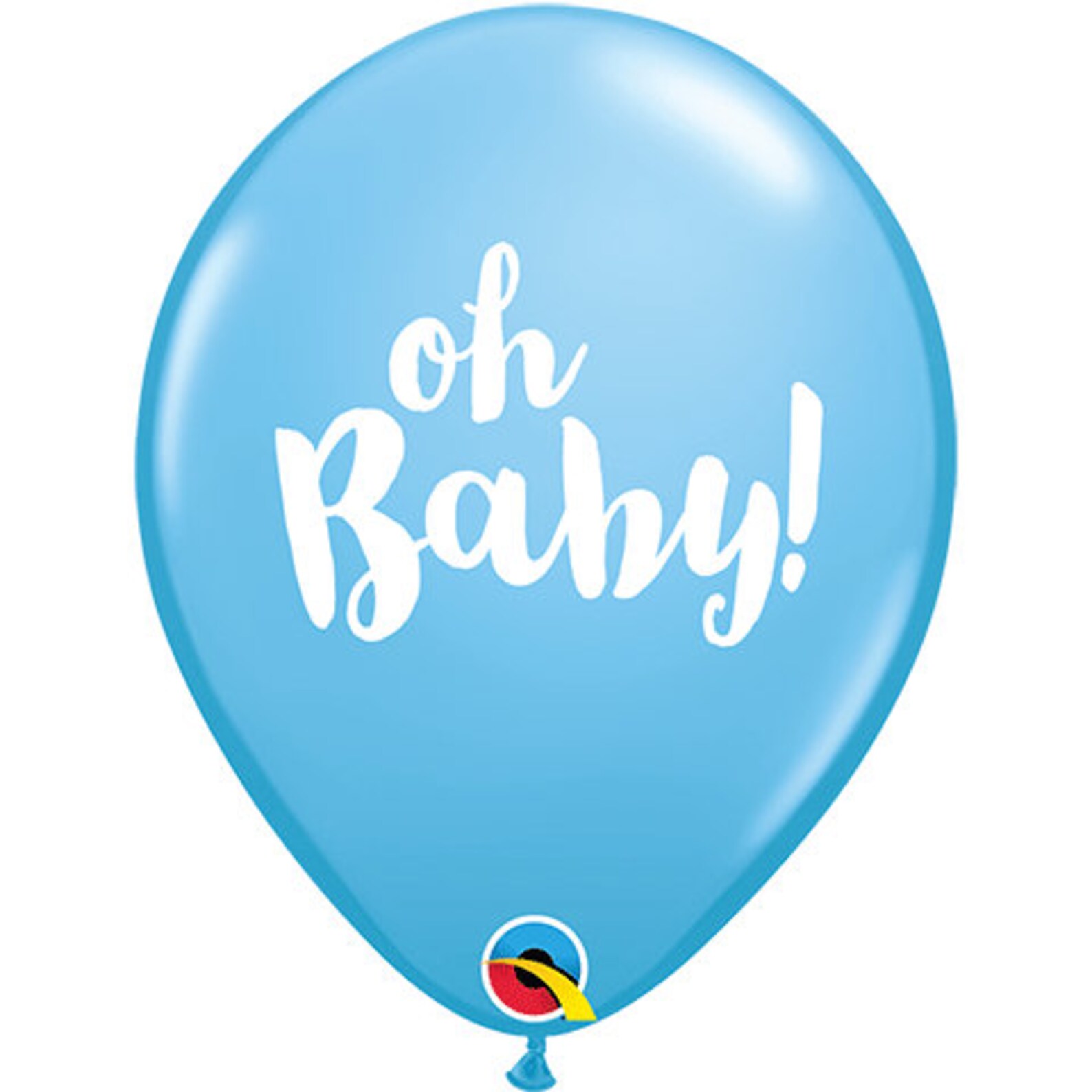 5 Blue Oh Baby Balloons Baby Shower Decorations Baby Shower - Etsy