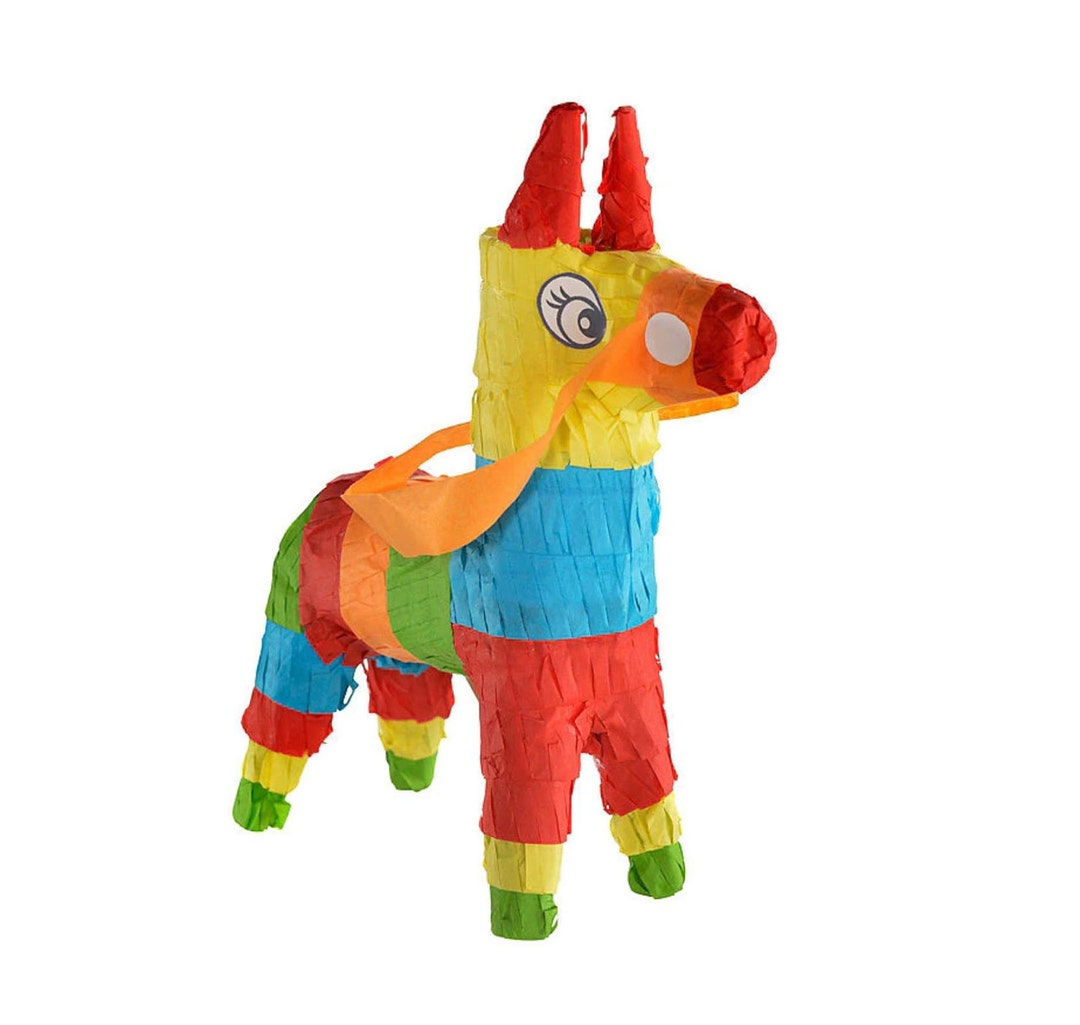 Mini Donkey Piñata Decoration - Fiesta Party, Fiesta Birthday, Fiesta ...