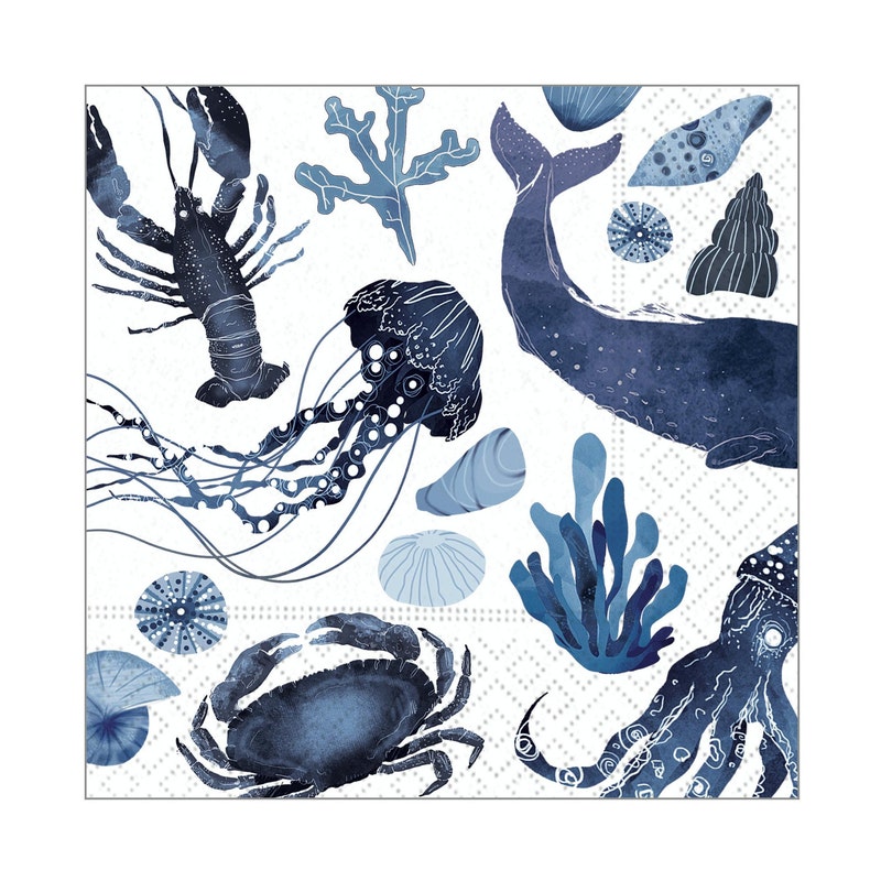 Ocean Napkin - Etsy