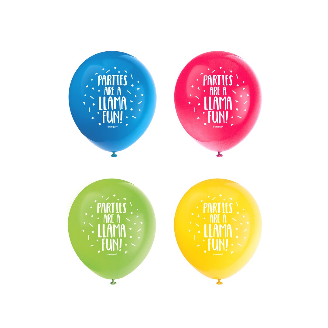 Llama Party Balloons - Llama Birthday Balloons, Llama Birthday Decor ...