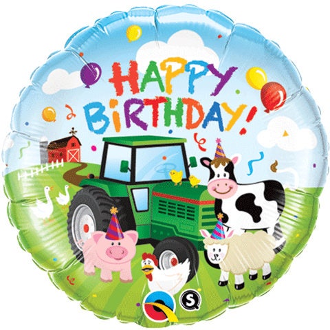 Barnyard Balloon Tractor Balloon Farm Party Supplies - Etsy