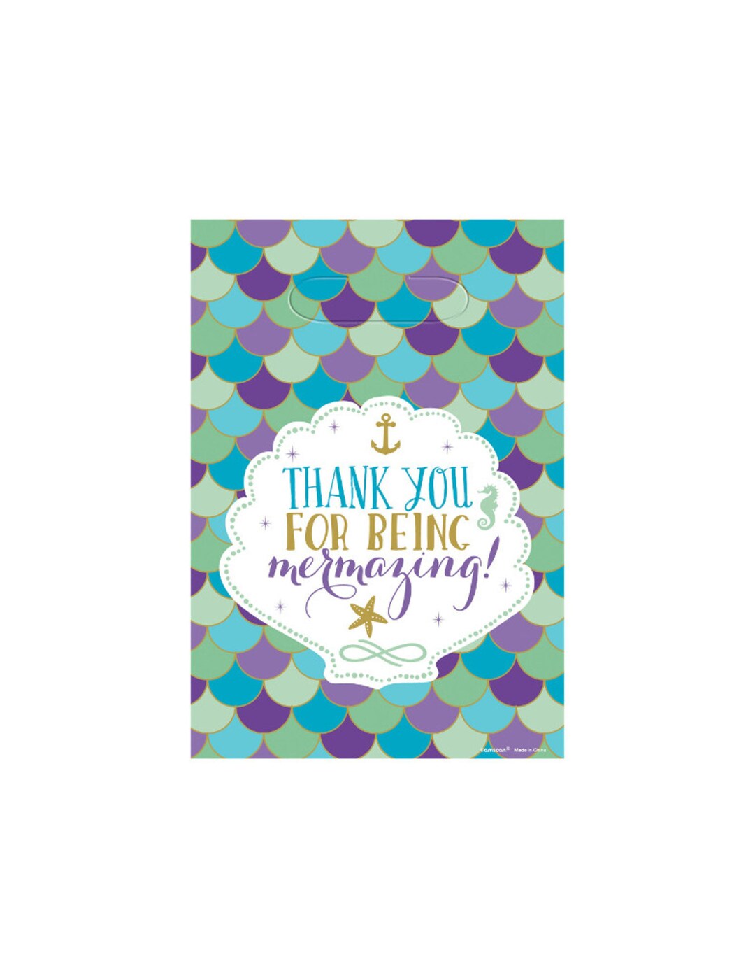 Mermaid Loot Bag Mermaid Favor Bag, Mermaid Favors, Mermaid Birthday ...