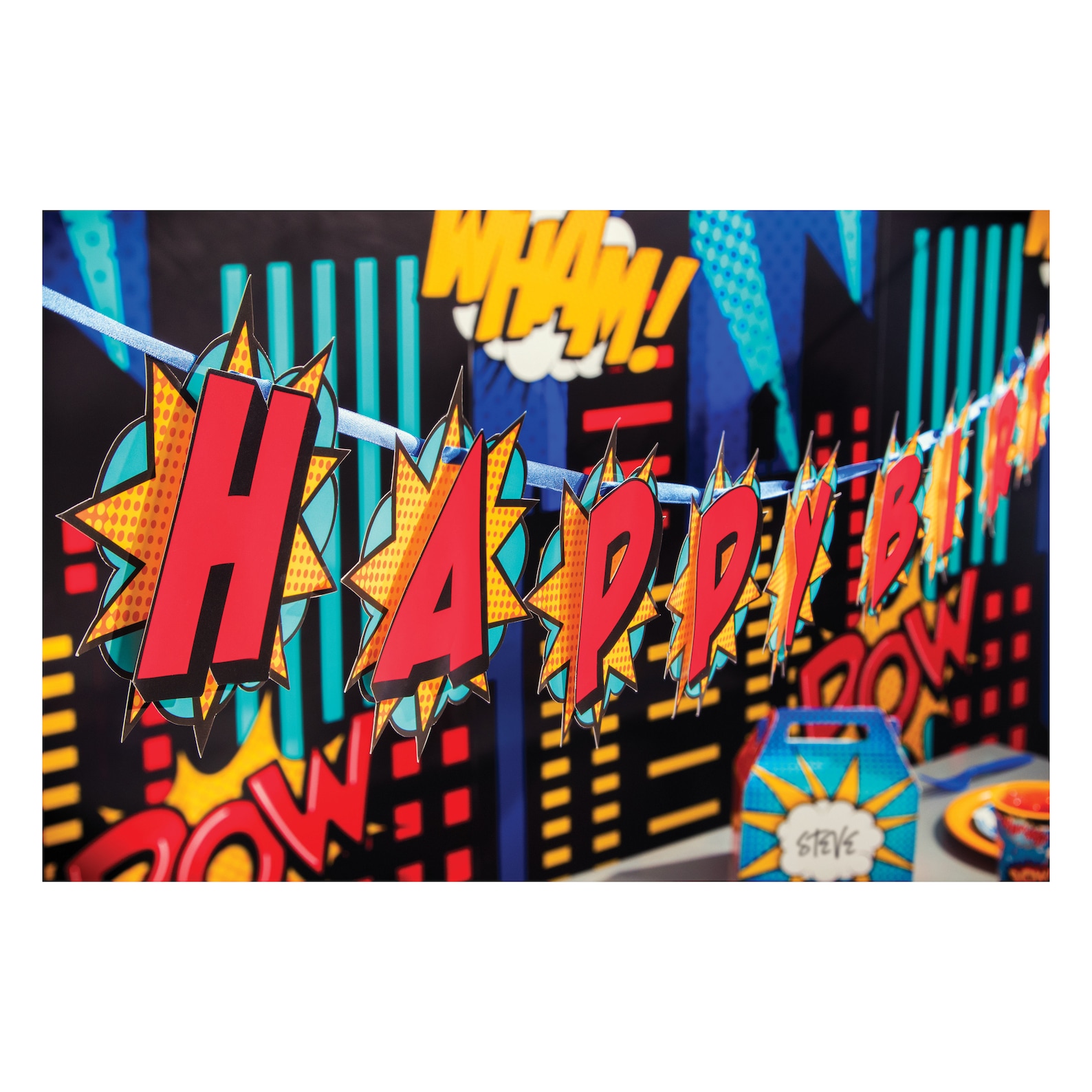 Superhero Banner Superhero Birthday Decorations Superhero - Etsy