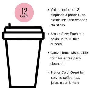 Pink Bow Paper Drink Cups - Hearts & Stripes, Sweetheart Birthday ...