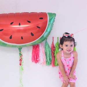 Watermelon Balloon - Watermelon Birthday, Watermelon Party, One in a ...
