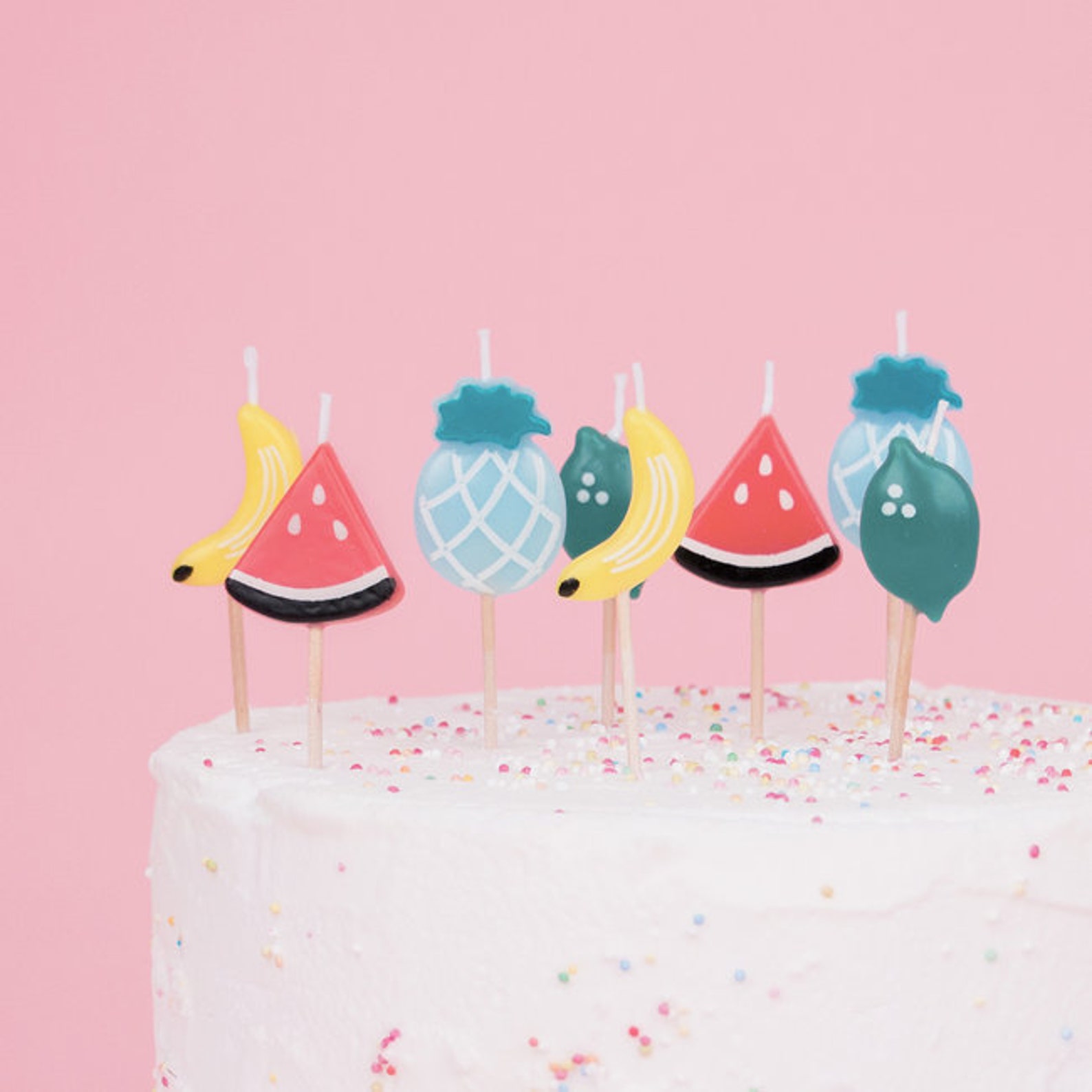 Fruit Party Candles Fruit Candles Fruit Birthday Candles - Etsy