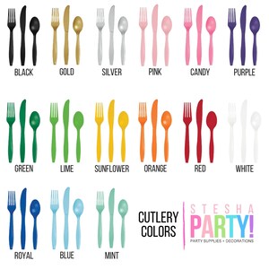 24-set Red Cutlery - Utensils - Wedding Cutlery - Birthday Party ...