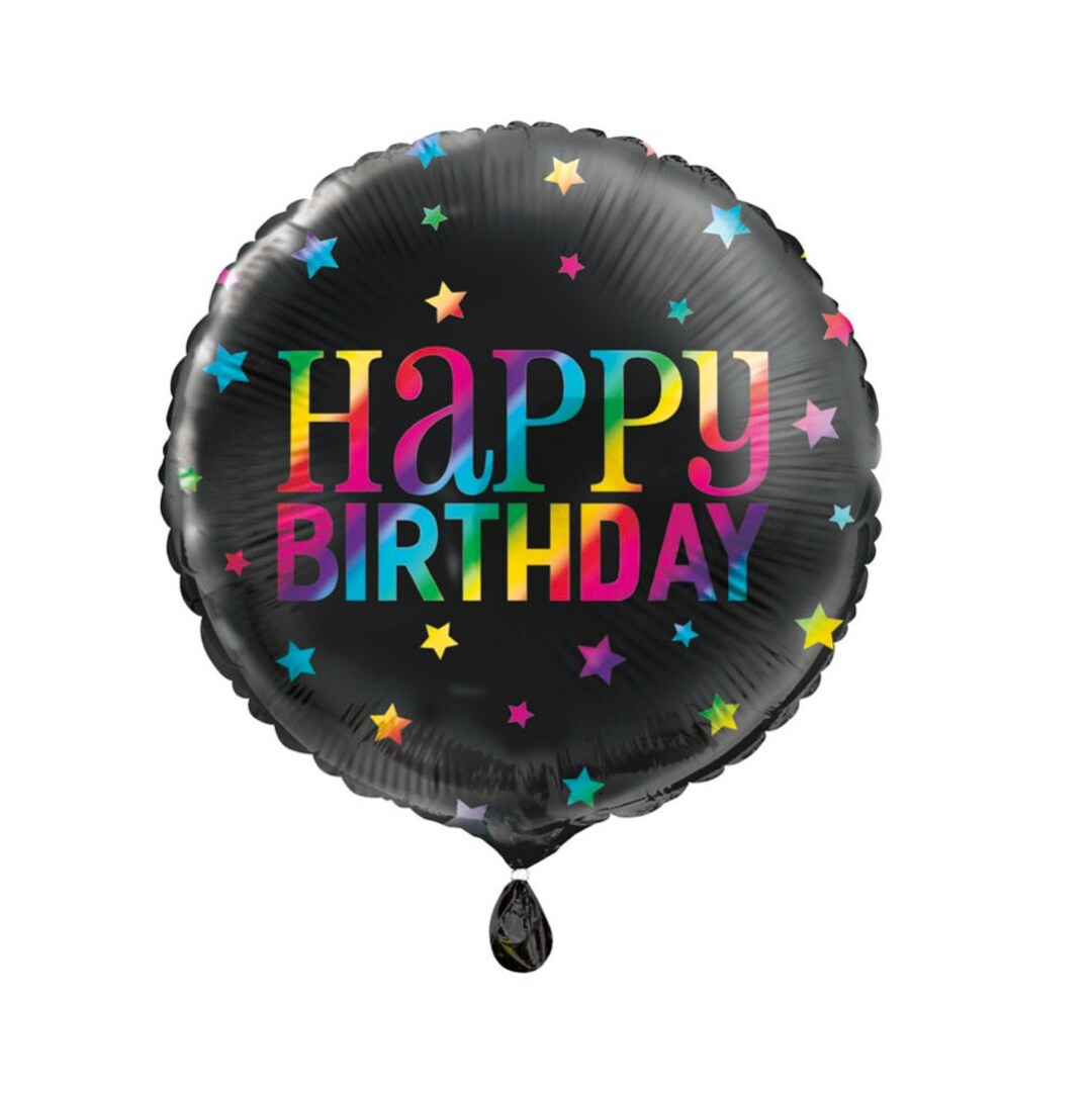 Rainbow Birthday Balloon - Rainbow Party Balloon, Rainbow Birthday ...