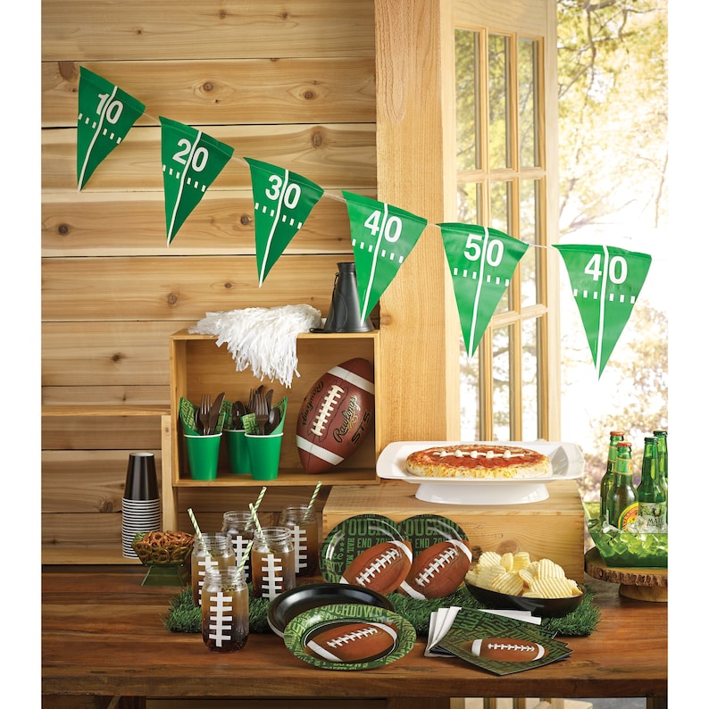 Football Flag Banner - Football Banner, Football Party Decorations ...