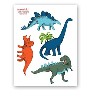 Dinosaur Party Stickers - Dino Birthday Favors, Dinosaur Baby Shower ...