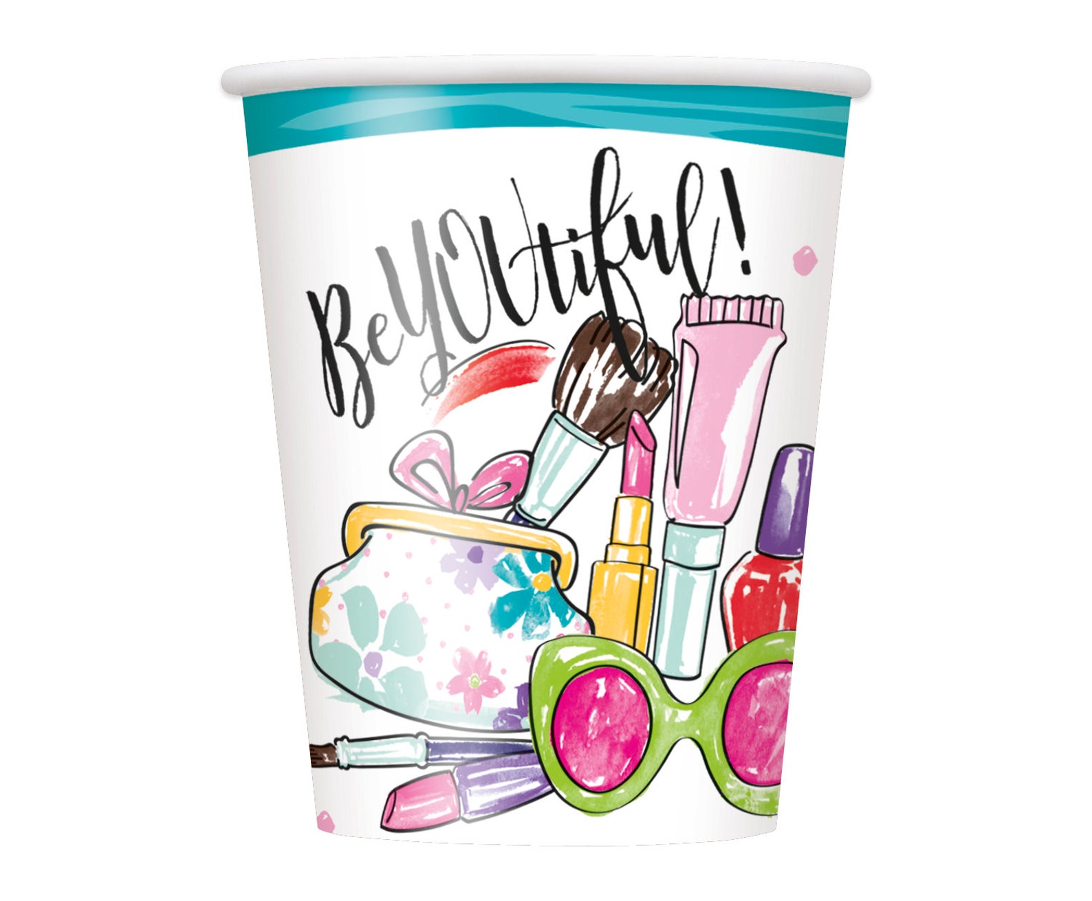 Spa Party Cups - Makeup Party Cups, Spa Day Birthday, Spa Party ...