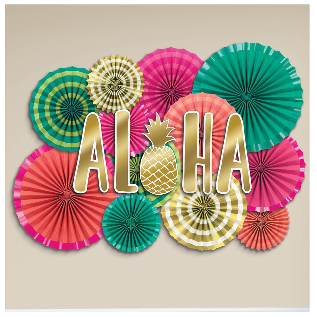 Aloha Party Decorations - Tropical Hanging Decorations, Luau Birthday ...