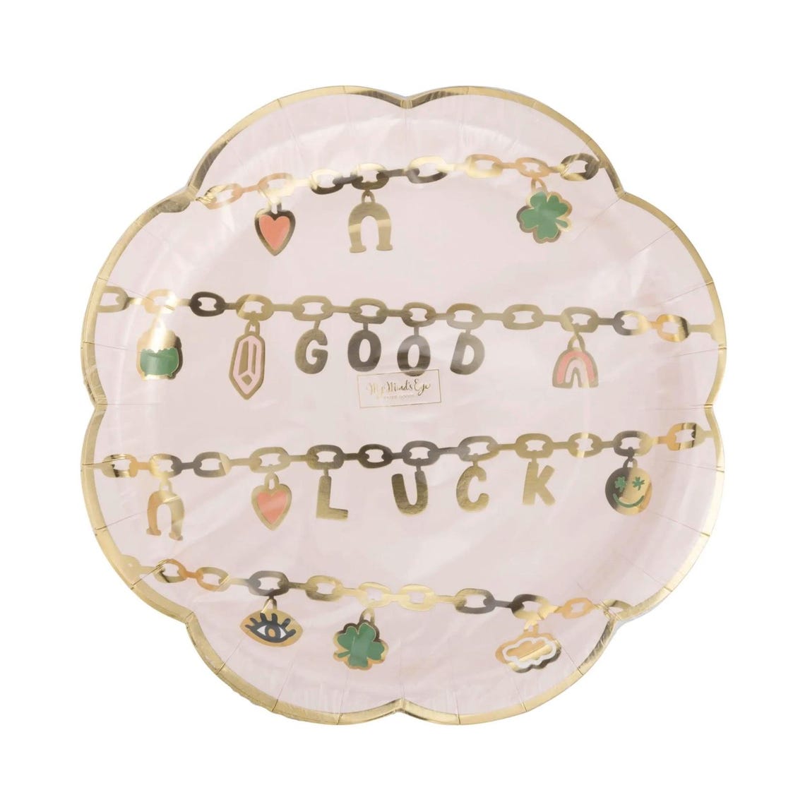 Good Luck Charm Plates - Lucky Charm Birthday Plates, Shamrock Party ...