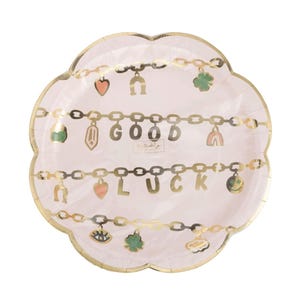Good Luck Charm Plates - Lucky Charm Birthday Plates, Shamrock Party ...