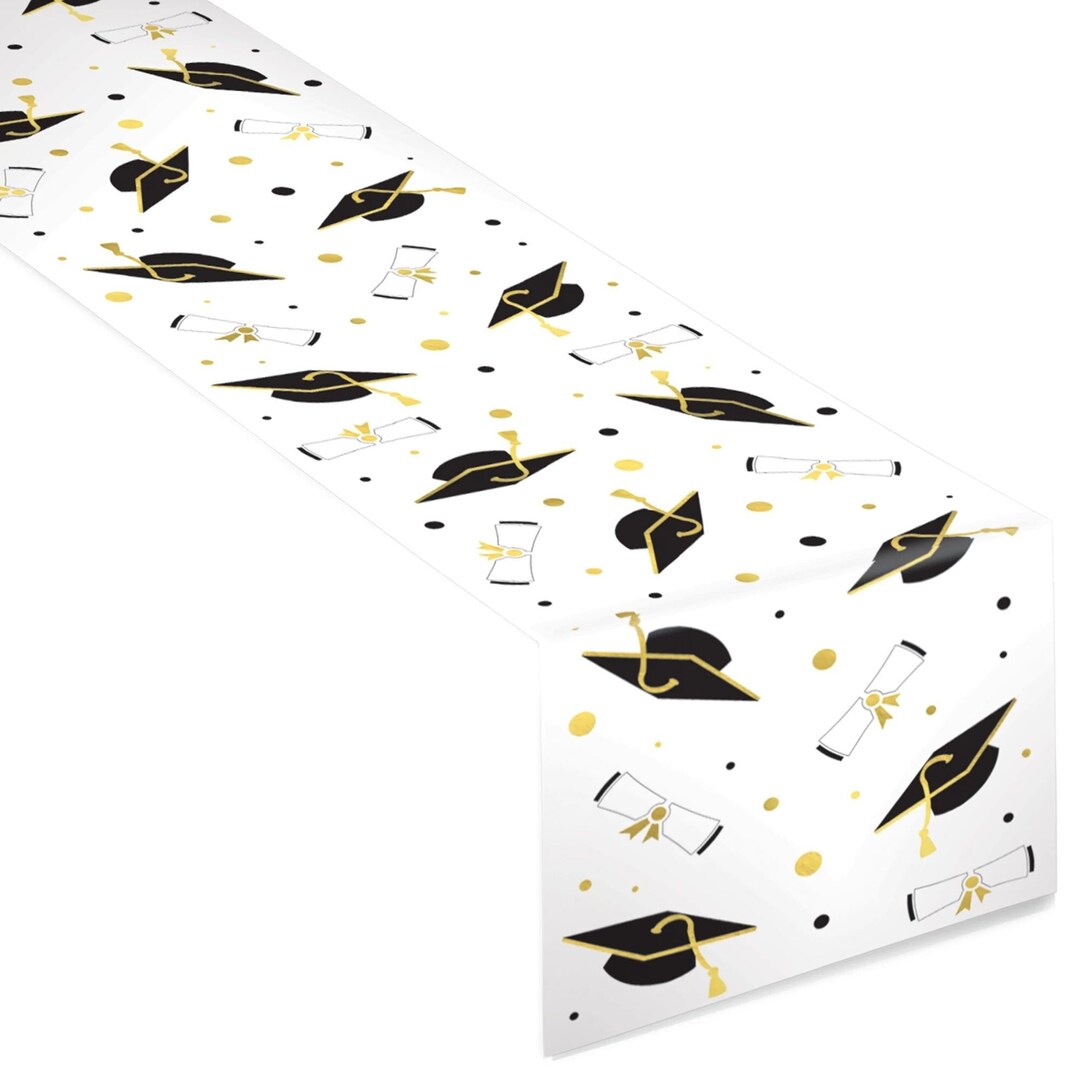 Graduation Table Runner - Graduation Party Decorations, College ...