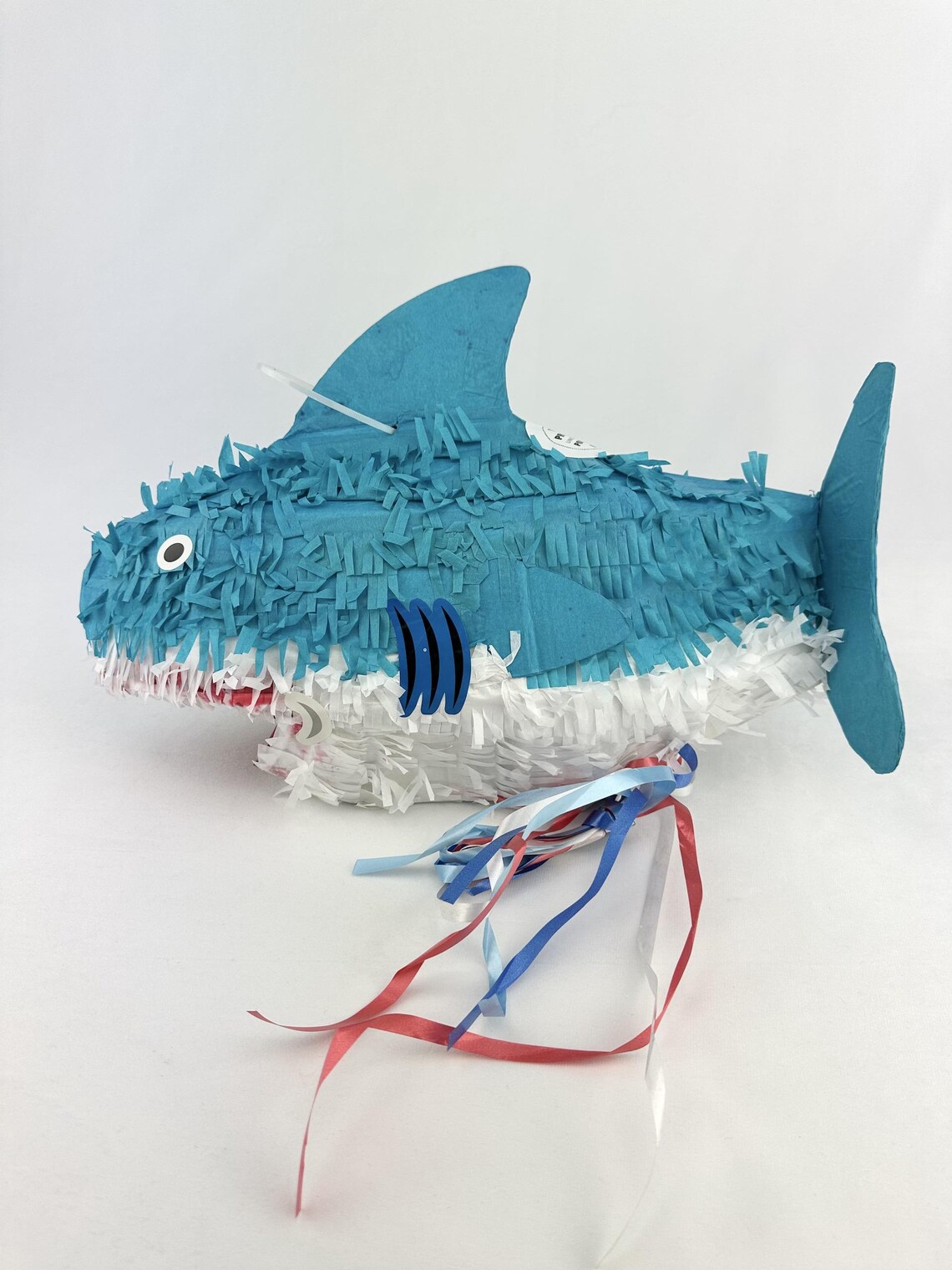 Shark Party Piñata - Shark Birthday Decorations, Beach Party Supplies ...